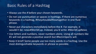 The Power and Use of Hashtags | PPT