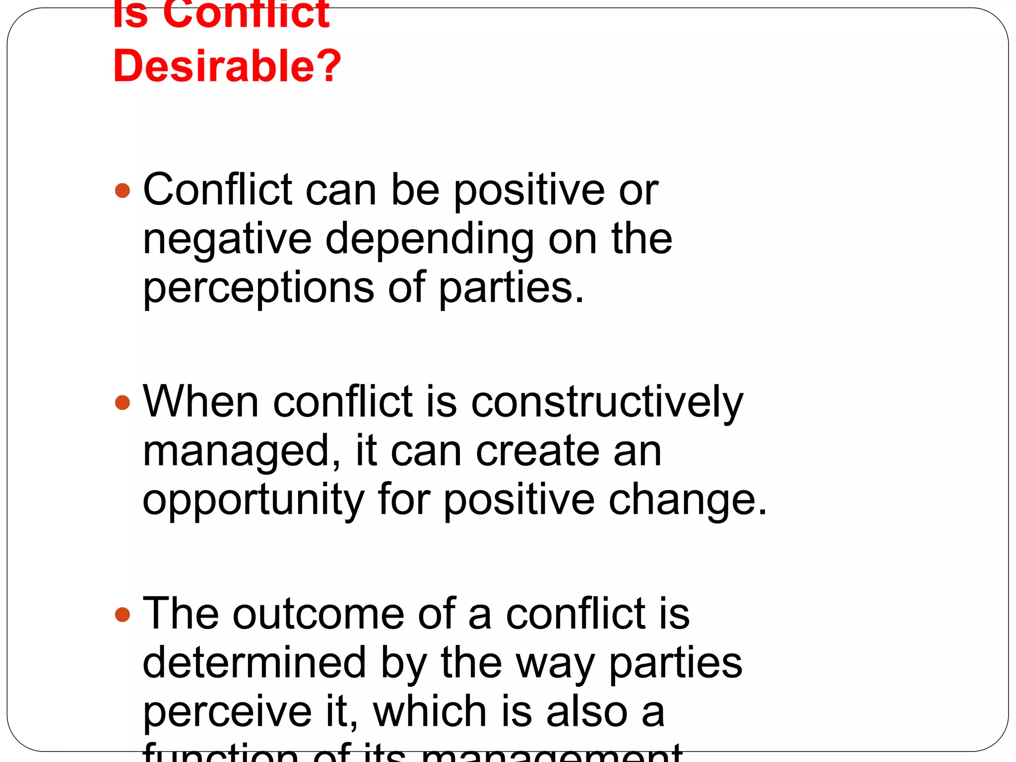 Conflict Analysis | PPT