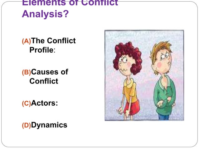 Conflict Analysis | PPT