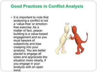 Conflict Analysis | PPT