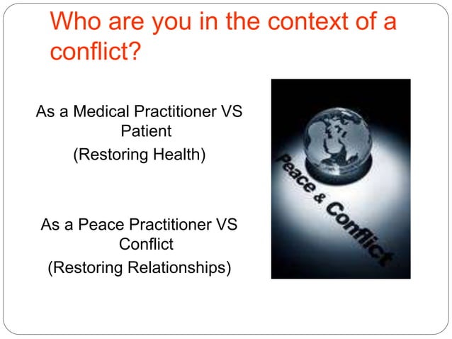Conflict Analysis | PPT