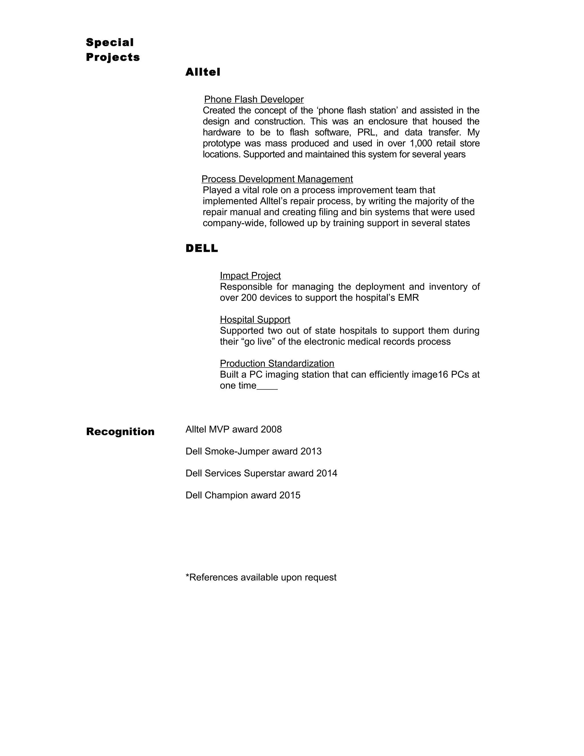 David Clegg Resume | DOC