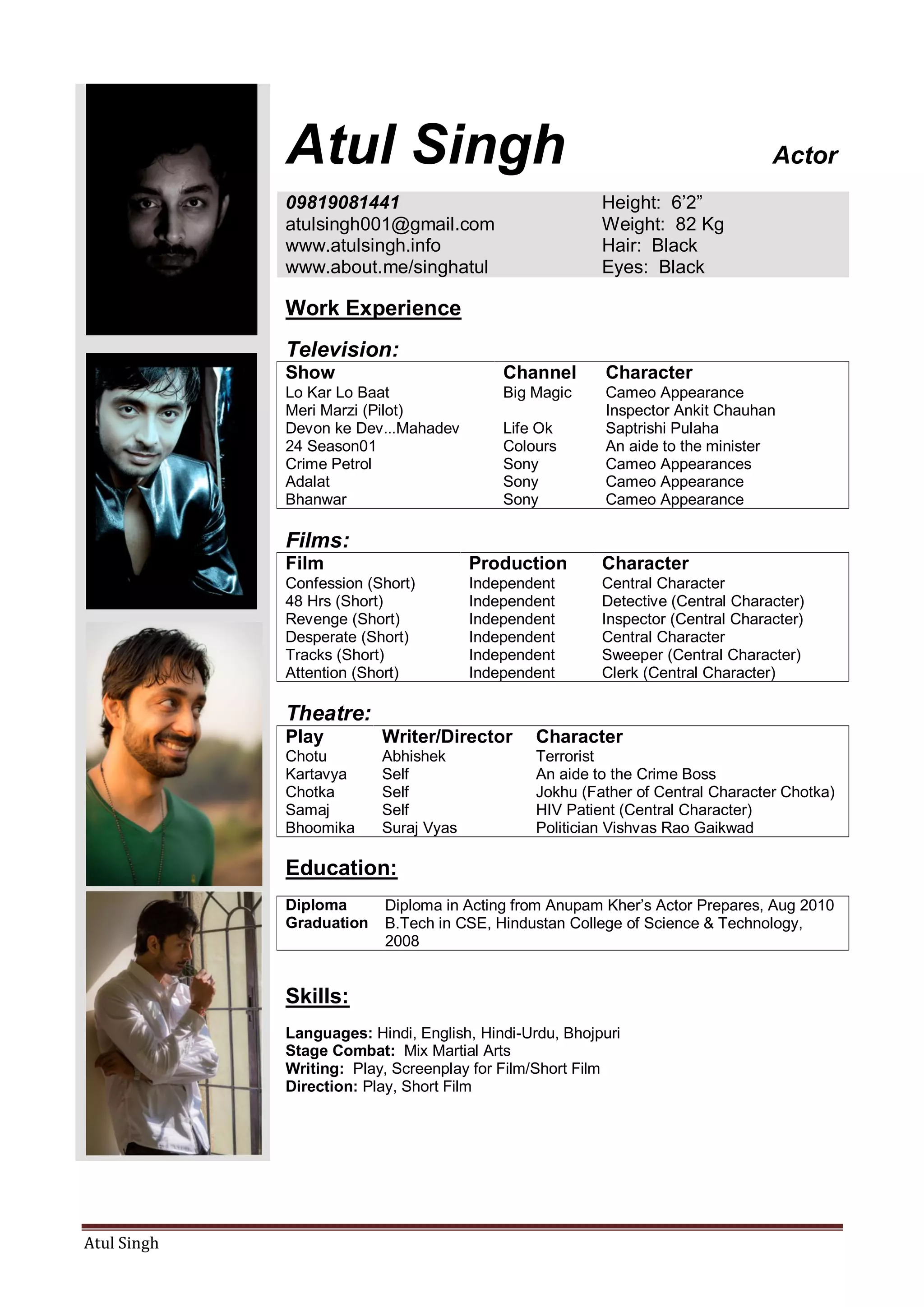 Atul Singh Resume | PDF