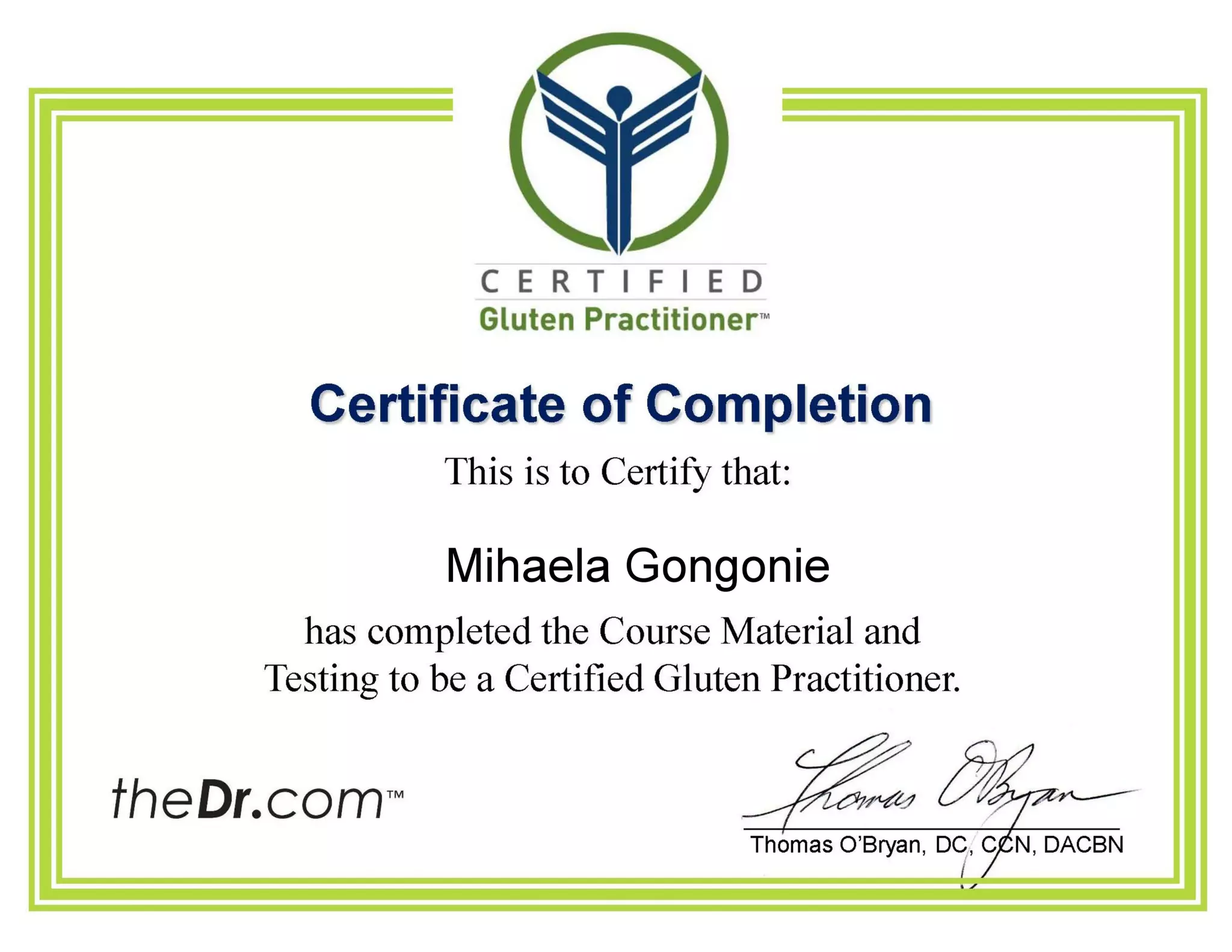 CGP certification | PDF