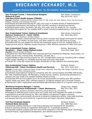 Resume_Chronological_Eckhardt_Breckany_May_2015 | PDF | Computer Software and Applications ...