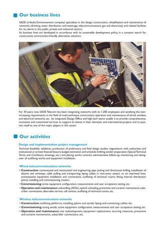 SADE_Telecom_brochure | PDF