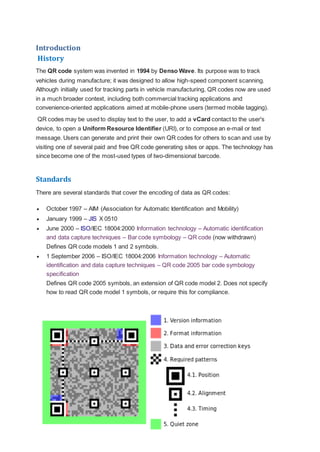 QR Codes seminar | DOCX