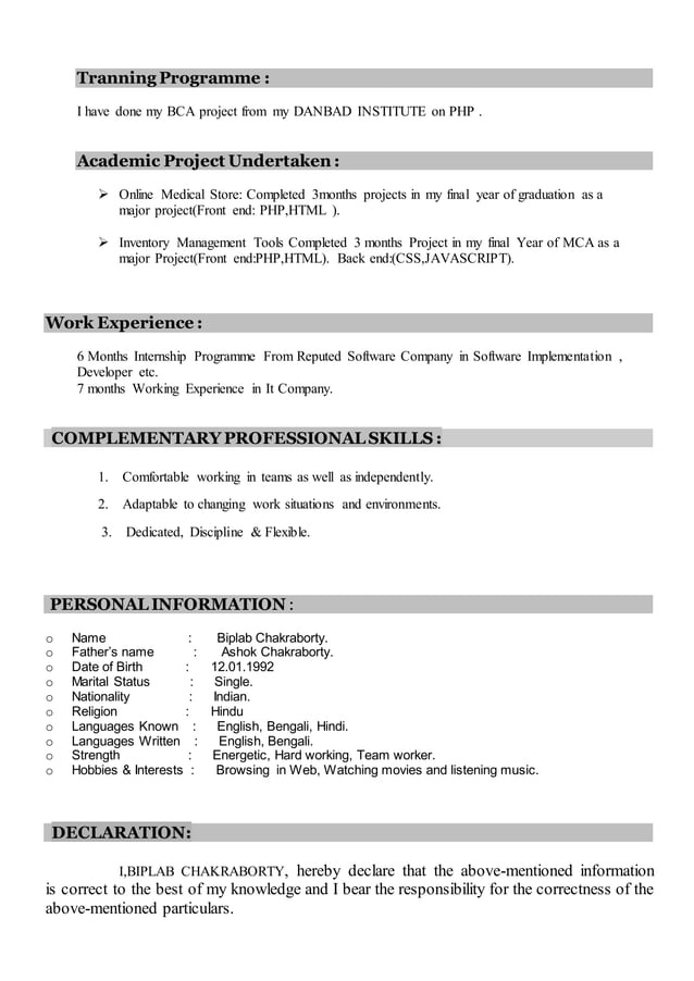 My Resume-New | PDF