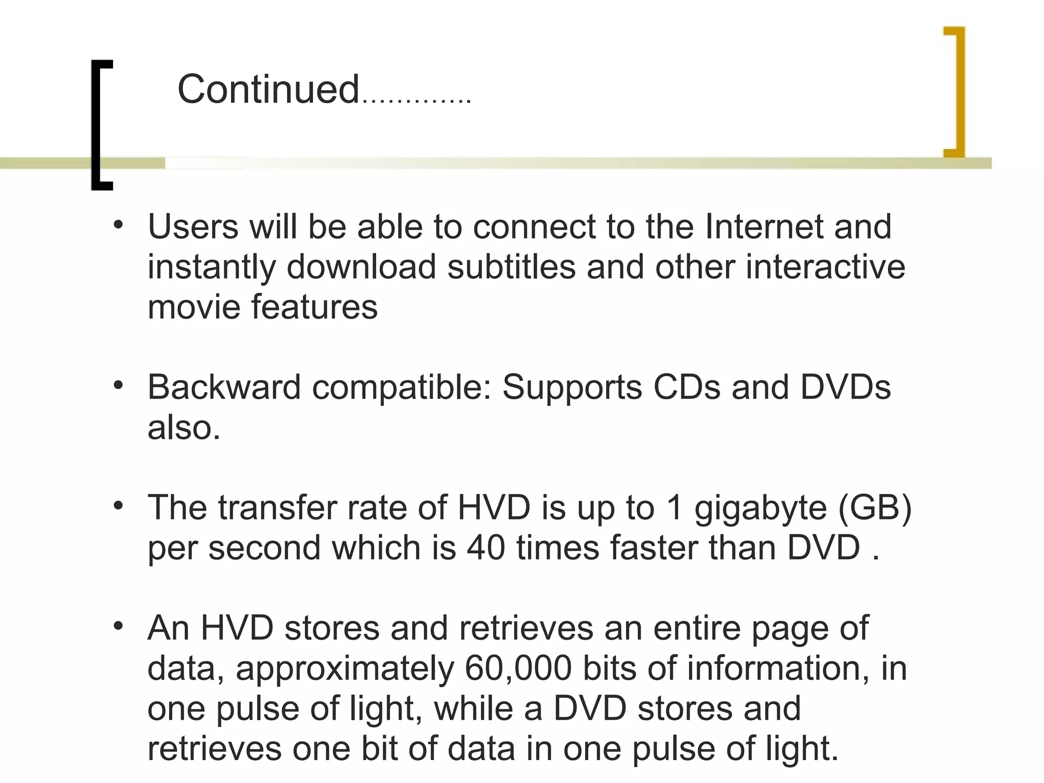 holographic versatile disc | PPT