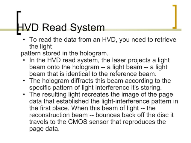 holographic versatile disc | PPT