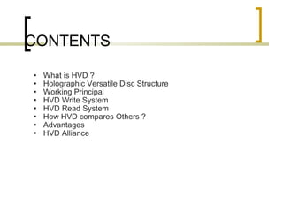 holographic versatile disc | PPT