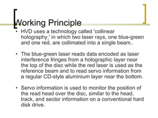 holographic versatile disc | PPT