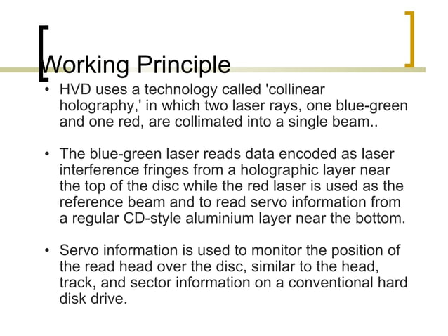 holographic versatile disc | PPT