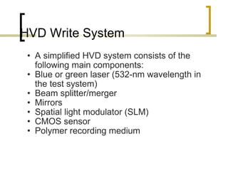 holographic versatile disc | PPT