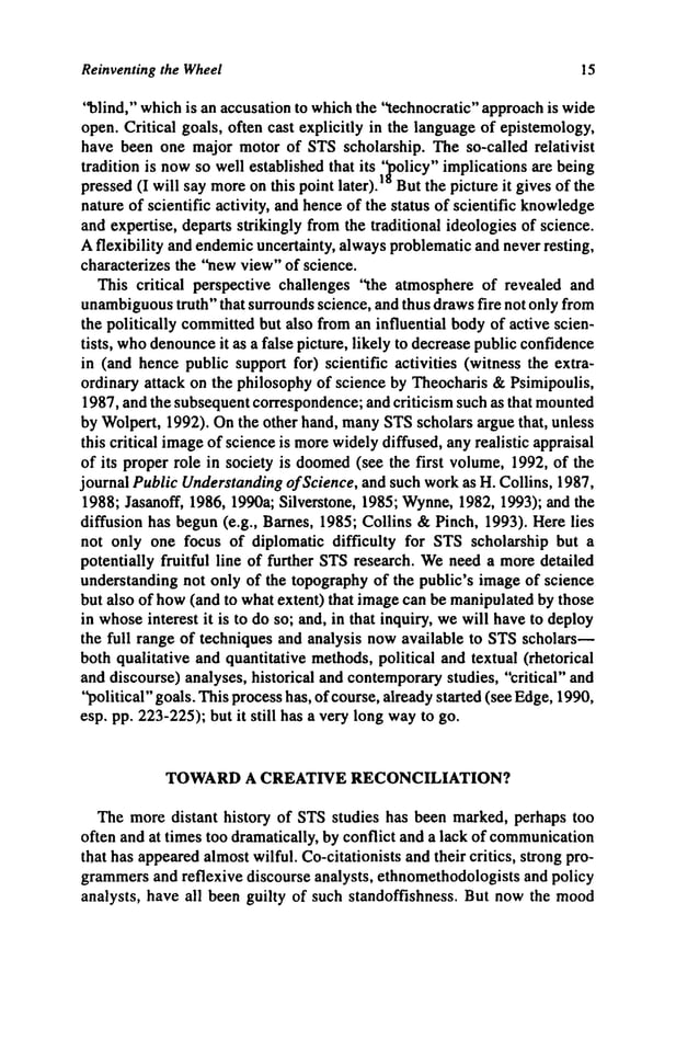 Handbook of Science and Technology Studies Sheila Jasanoff | PDF