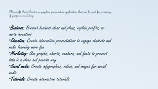 Application of microsoft Powerpoint.pptx