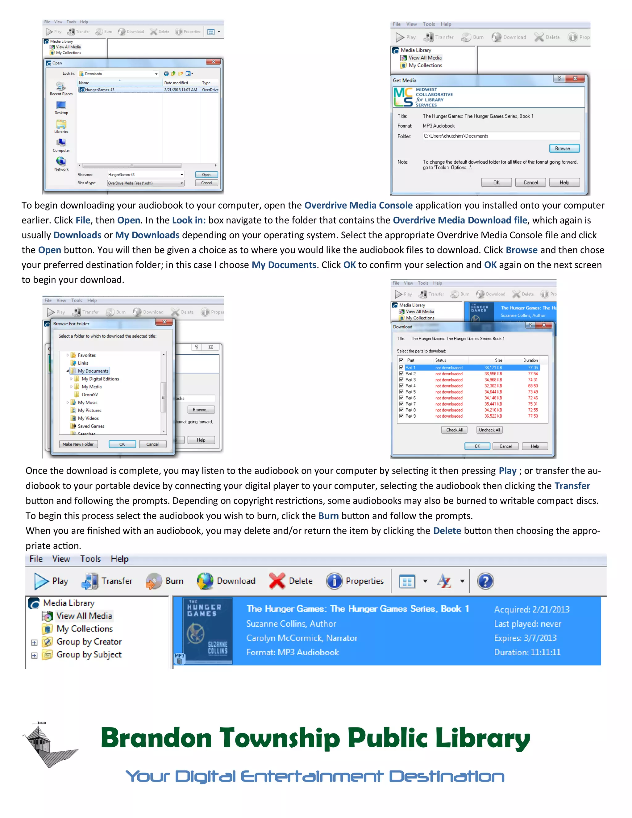Audiobooks Portable Players & Computers | PDF