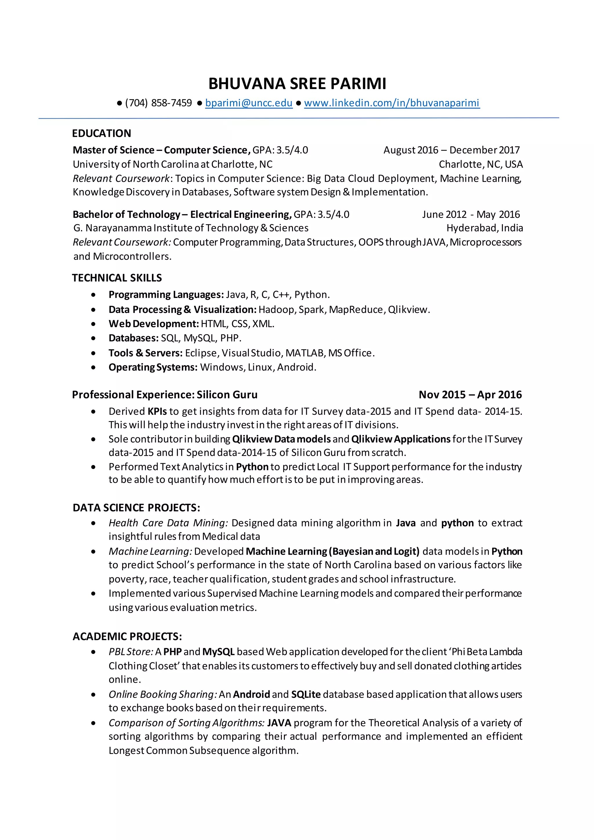 Bhuvana_P Resume | DOCX