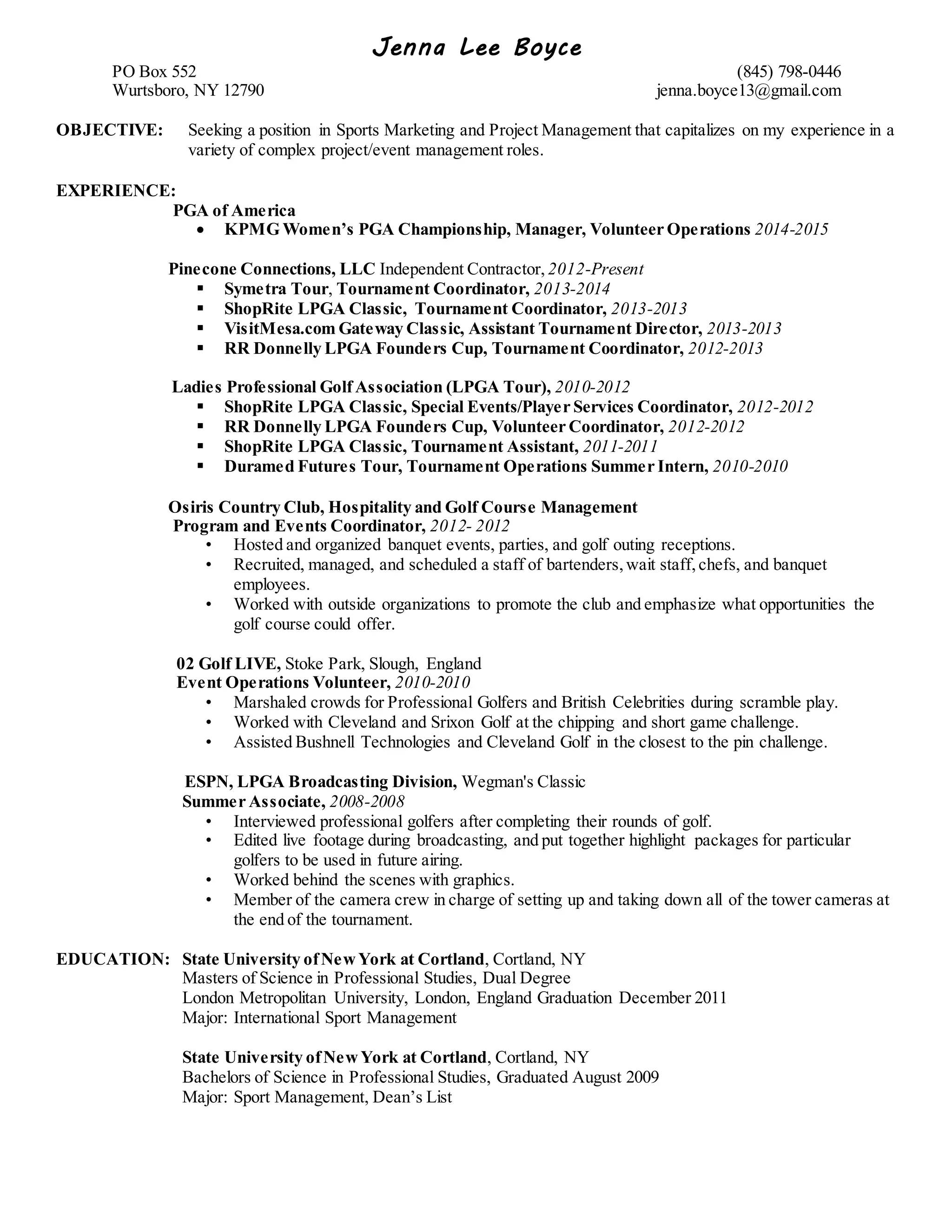 Jenna Boyce Resume | DOCX