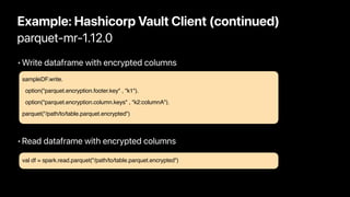 Data Security at Scale through Spark and Parquet Encryption | PDF