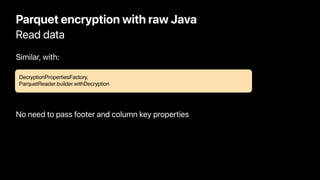 Data Security at Scale through Spark and Parquet Encryption | PDF