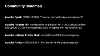 Data Security at Scale through Spark and Parquet Encryption | PDF