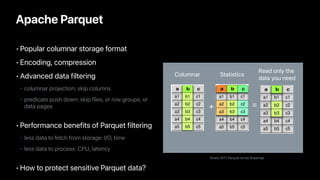 Data Security at Scale through Spark and Parquet Encryption | PDF
