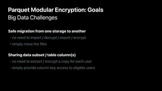 Data Security at Scale through Spark and Parquet Encryption | PDF