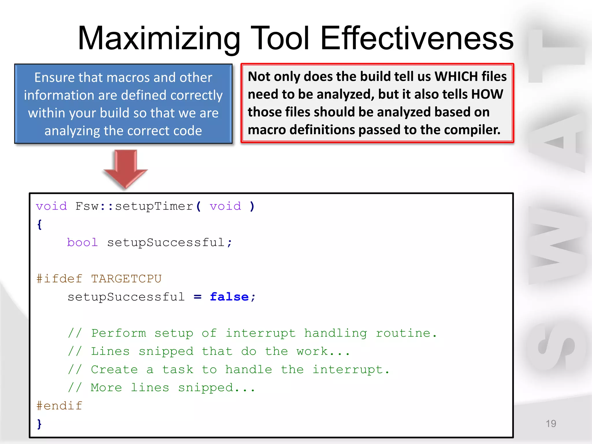 685163main 2 4-a-swat_extendingbenefitsofstaticcodeanalysistools_final | PDF
