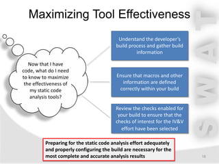 685163main 2 4-a-swat_extendingbenefitsofstaticcodeanalysistools_final | PDF