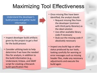 685163main 2 4-a-swat_extendingbenefitsofstaticcodeanalysistools_final | PDF