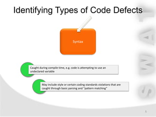 685163main 2 4-a-swat_extendingbenefitsofstaticcodeanalysistools_final | PDF