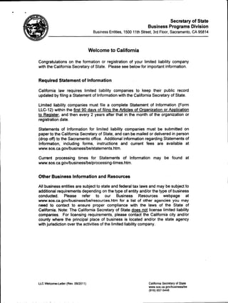 california business license | PDF