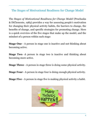 Behavior Change Workbook | PDF