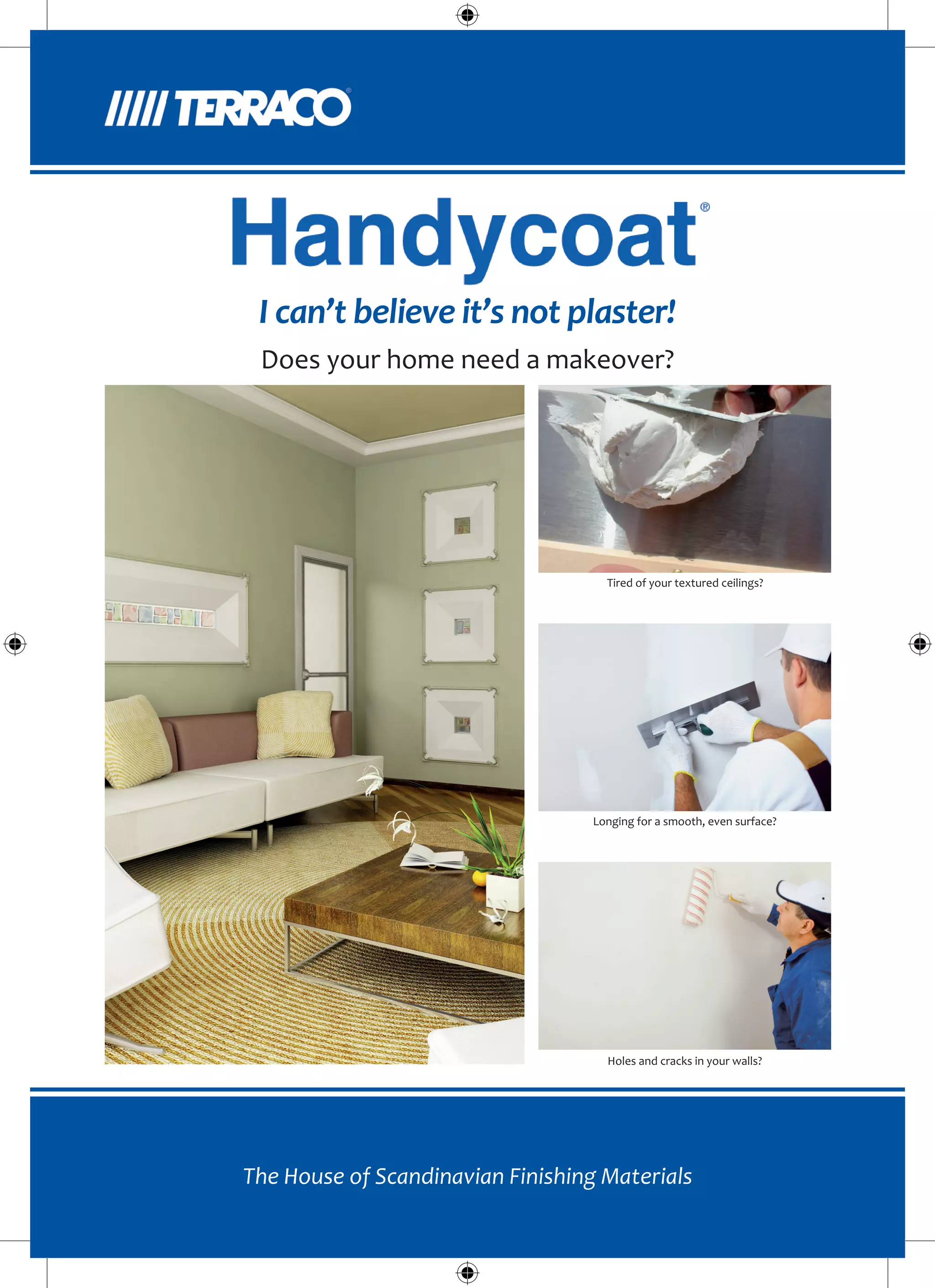 13600 Terraco Handycoat flyer - Interior, EZ Skim, EZ Roll | PDF