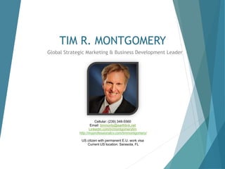 Tim Montgomery Executive Profile - max_Feb2015 | PDF