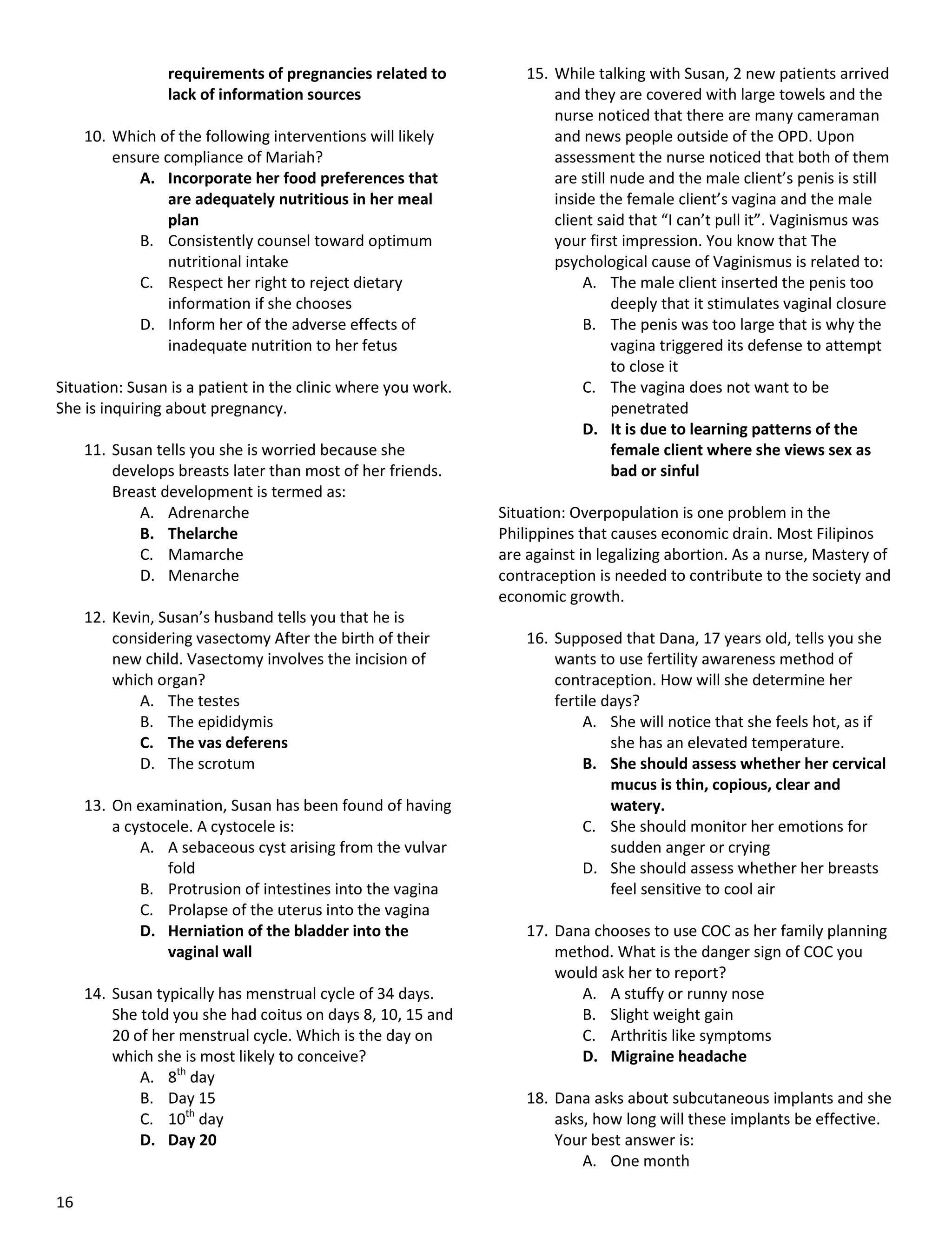 comprehensive nursing board exam reviewer | PDF