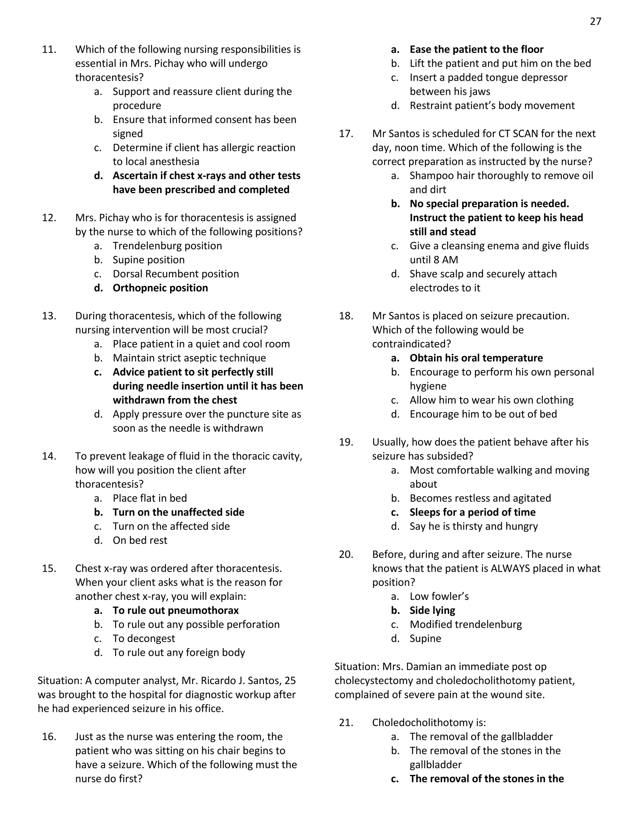 comprehensive nursing board exam reviewer | PDF