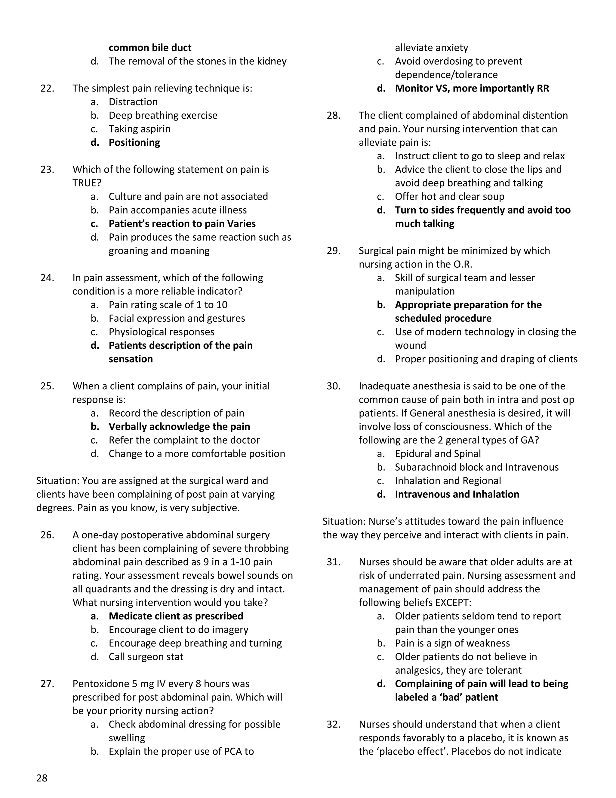 comprehensive nursing board exam reviewer | PDF