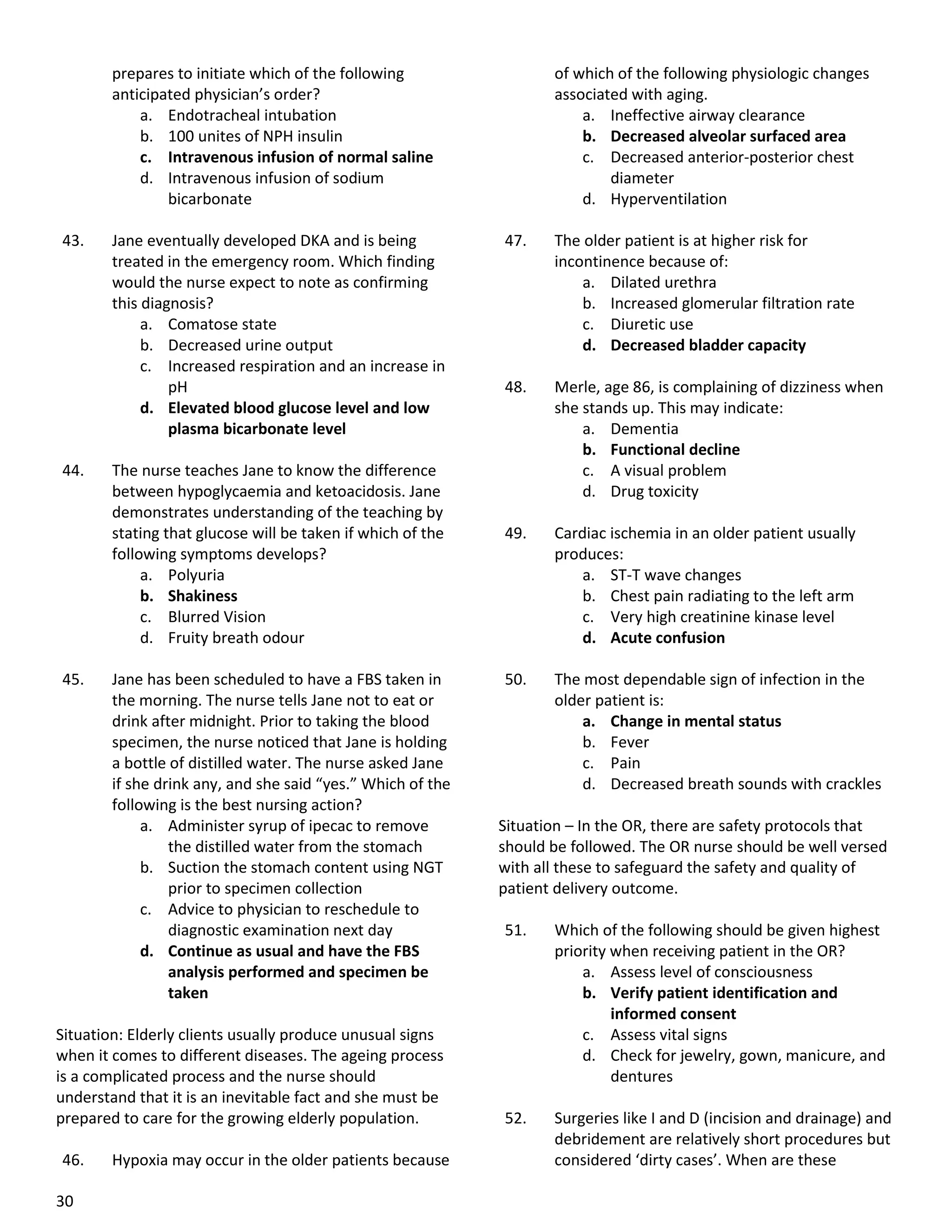 comprehensive nursing board exam reviewer | PDF