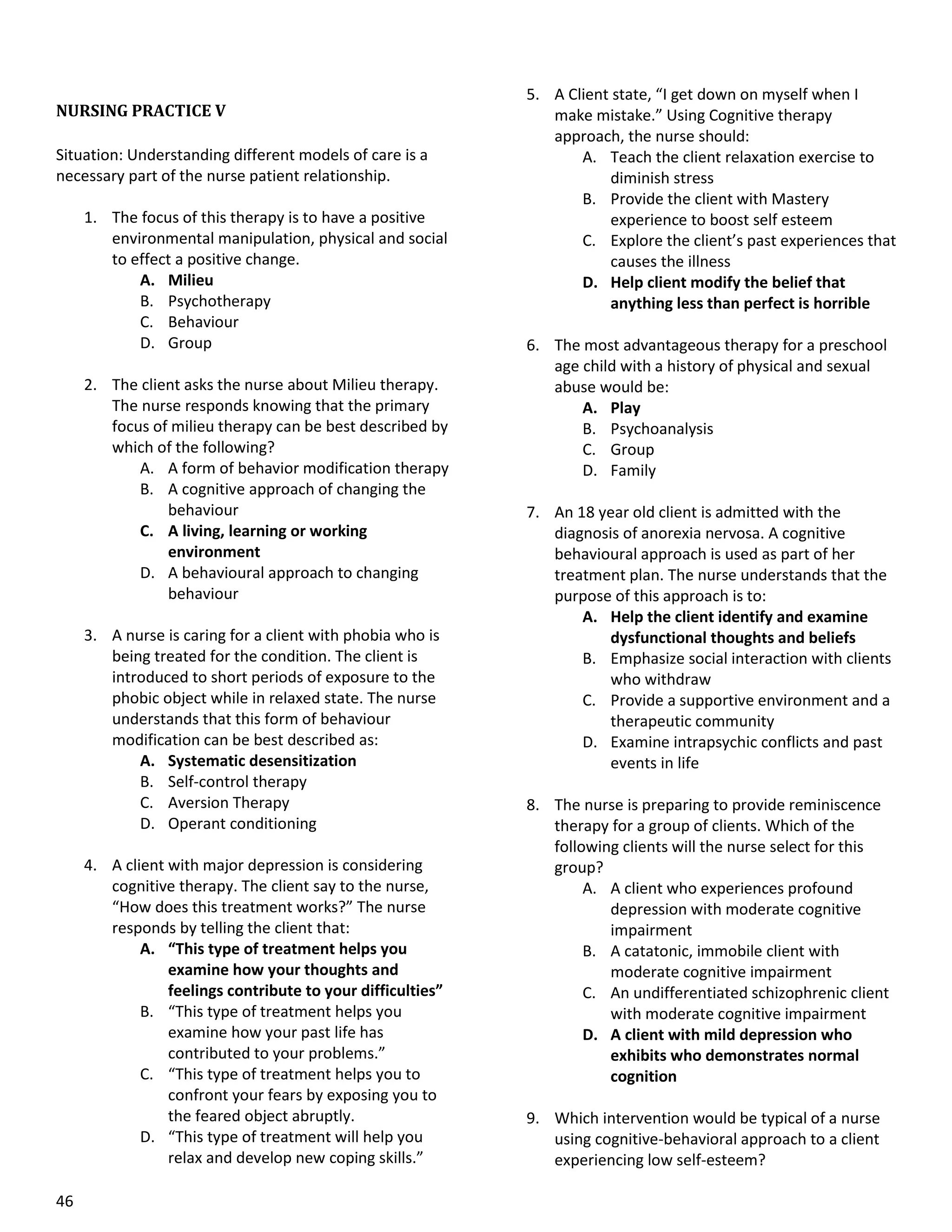 comprehensive nursing board exam reviewer | PDF