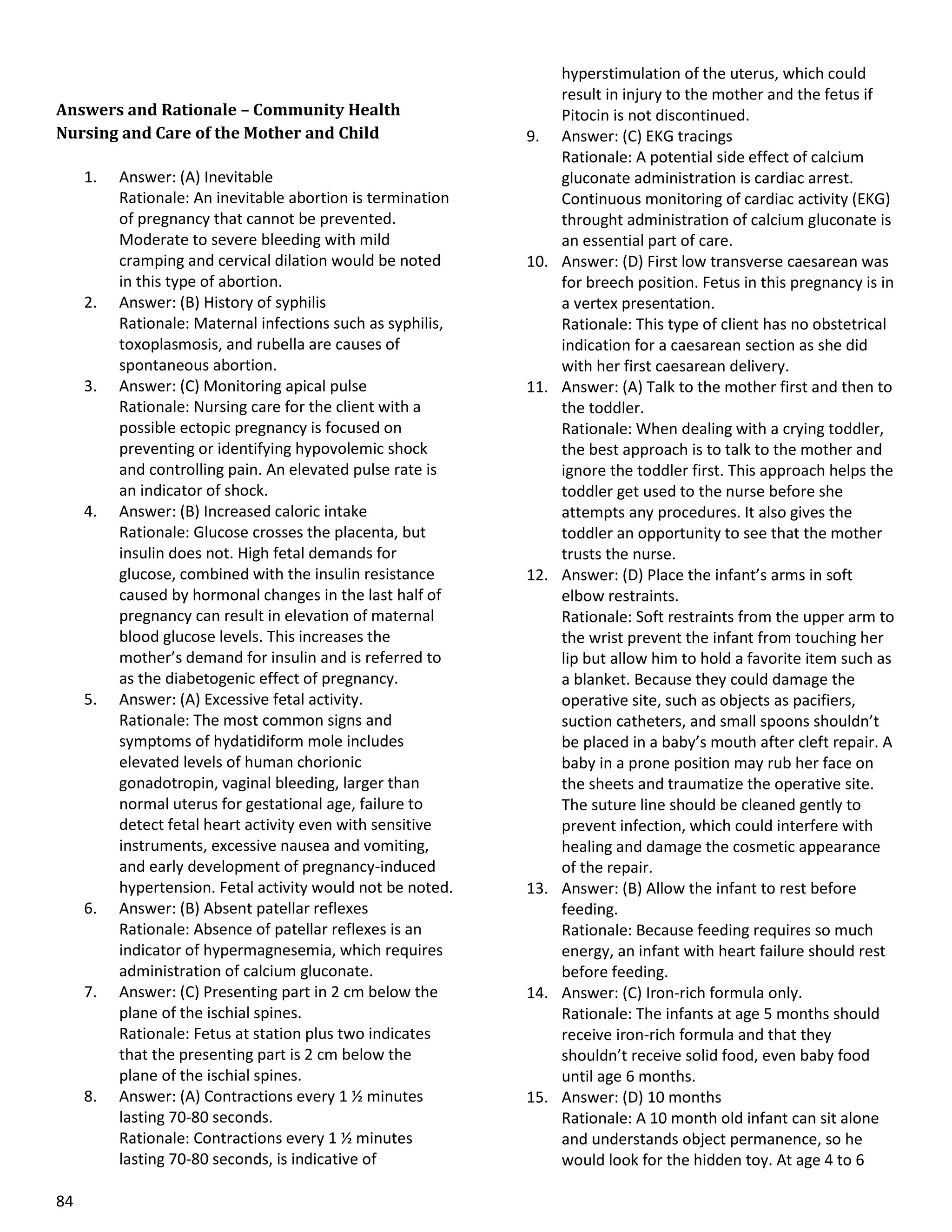 comprehensive nursing board exam reviewer | PDF