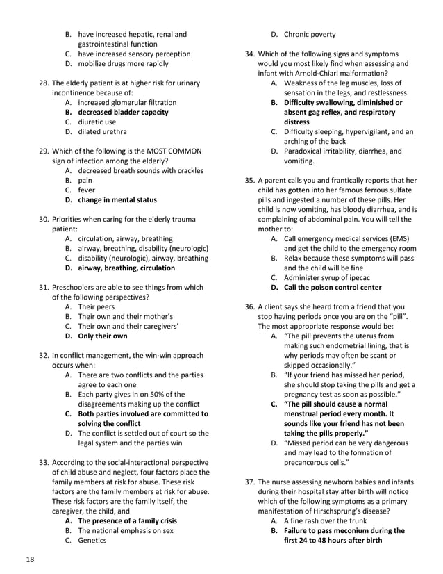 comprehensive nursing board exam reviewer | PDF