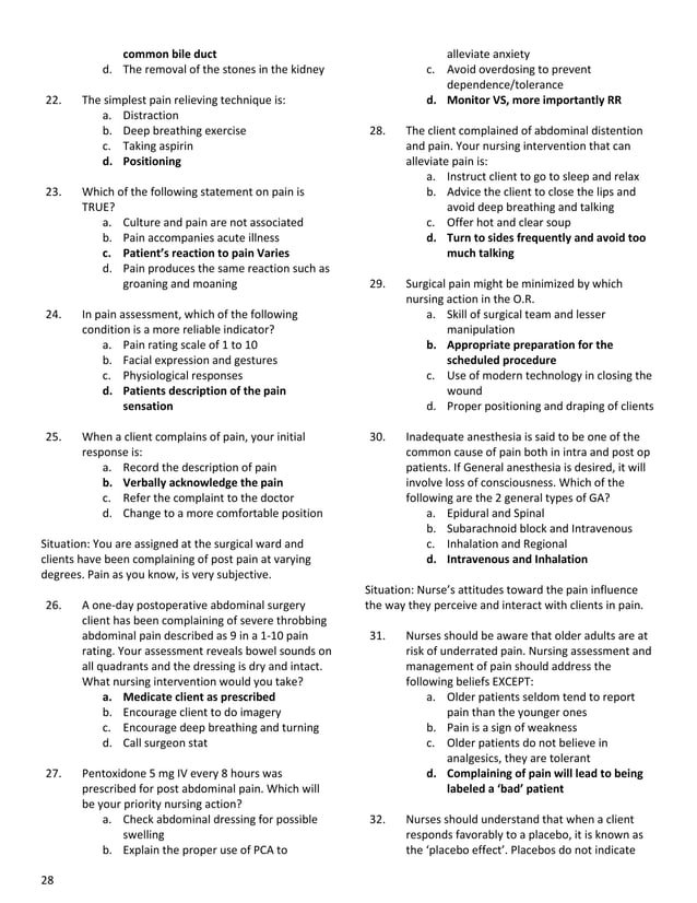 comprehensive nursing board exam reviewer | PDF