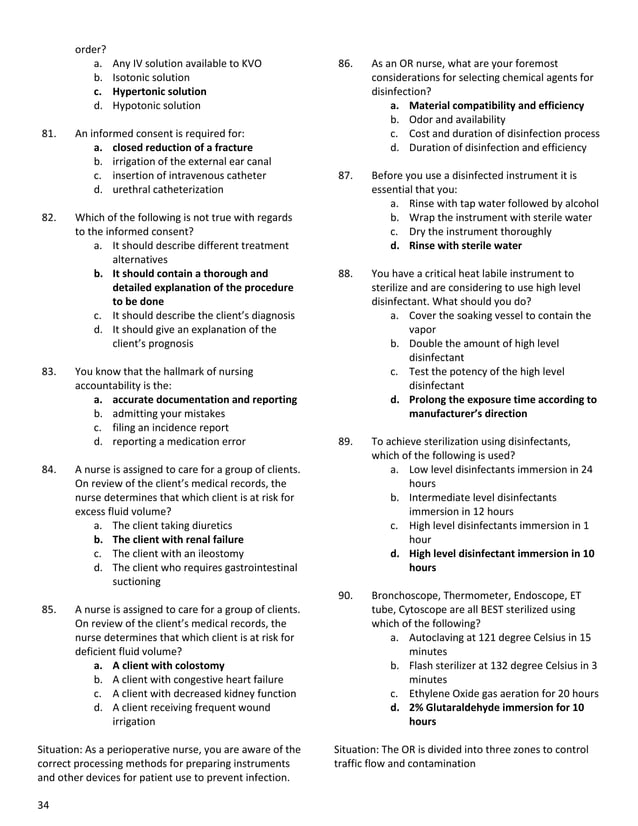 comprehensive nursing board exam reviewer | PDF