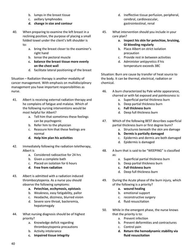 comprehensive nursing board exam reviewer | PDF