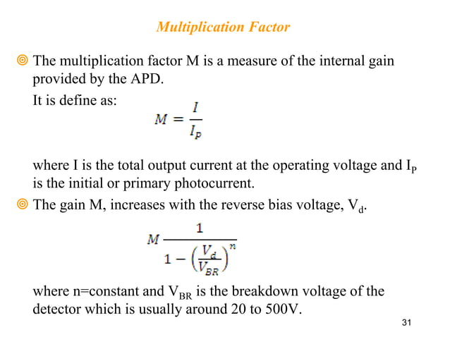 Optical Detectors -Principle & Types.ppt | Cameras and Camcorders ...