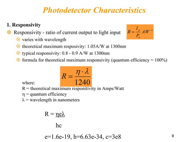 Optical Detectors Principle And Types Ppt Cameras And Camcorders Consumer Electronics