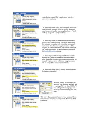 InRoads V8i Templates Library Creation | PDF