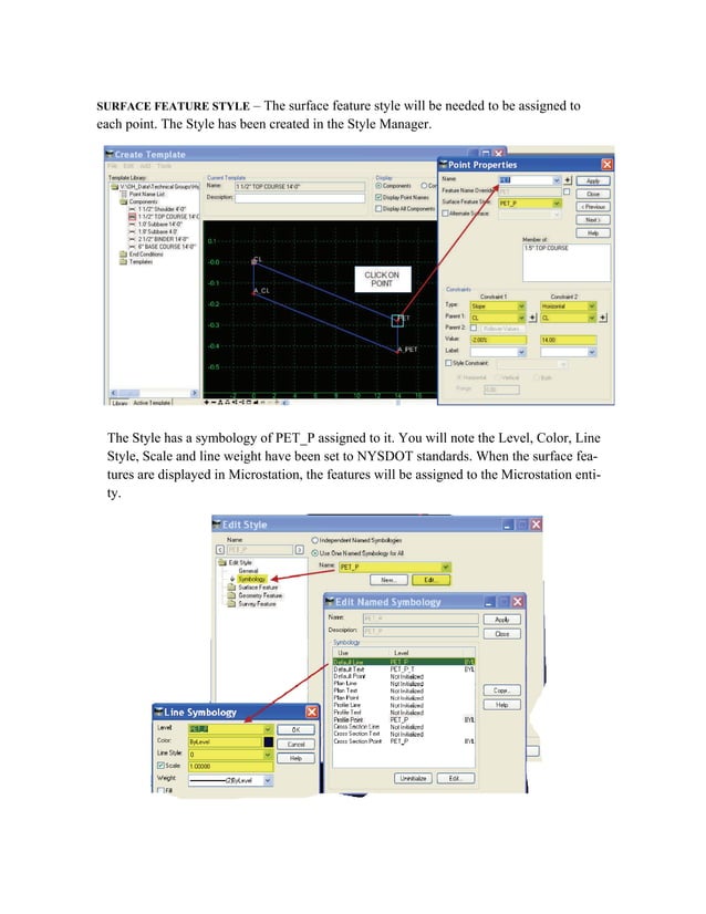 InRoads V8i Templates Library Creation | PDF